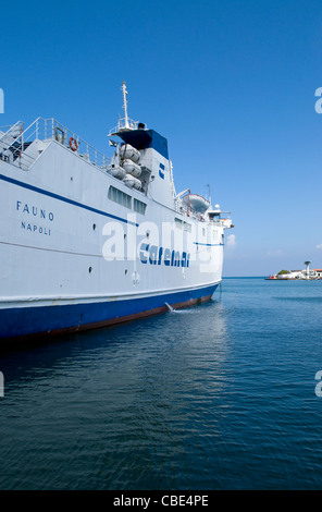 Caremar (Campania Regionale Marittima) ferry Naiade from Naples ...