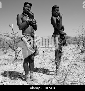 Women From Mucawana Tribe, Angola Stock Photo - Alamy