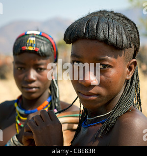 Mucawana Girl Called Capahepe, Village Of Soba, Angola Stock Photo - Alamy
