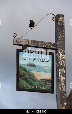 The Port William pub sign in Trebarwith Strand. Picture by James ...