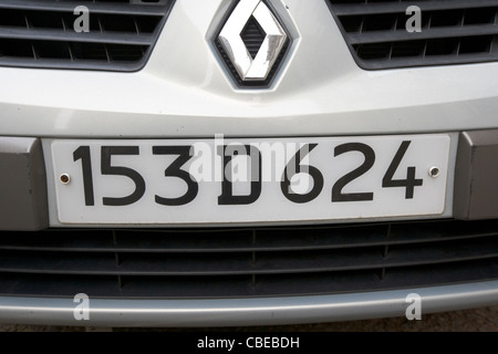 Diplomatic number plate on car in London Stock Photo - Alamy