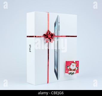 iPad gift wrapped Stock Photo - Alamy