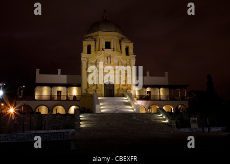 The Palacio del Obispado or Museo del Obispado at night in Monterrey ...
