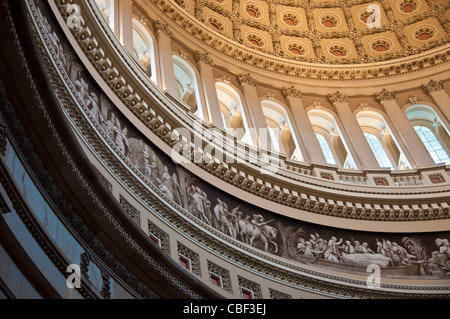Apotheosis of George Washington, Rotunda, US Capitol Dome, Washington ...