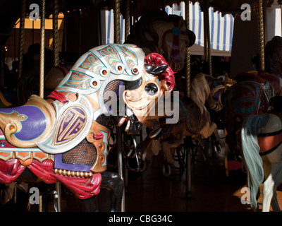Carousel at the Elitch Gardens Theme Park in Denver, Colorado Stock ...