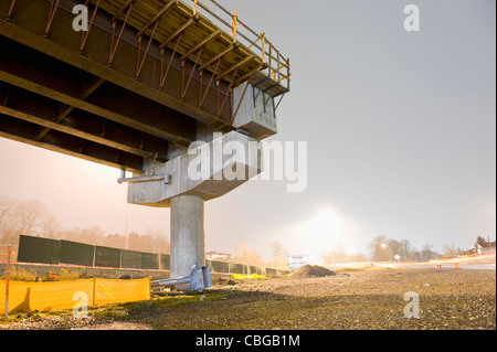 A freeway over pass under construction Stock Photo - Alamy