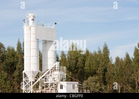 cement silo factory silos storage production site ugly building tower ...