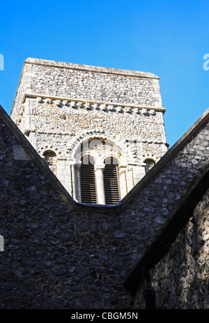 The parish church of St Mary at Gillingham, Norfolk, England, United ...
