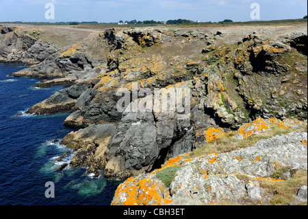 Ile de Groix, Bretagne, trou de l'enfer, ile de groix, insel, Bretagne ...