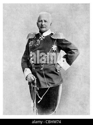 Alfred Graf von Waldersee and General Lothar von Trotha, 1900/01 Stock ...