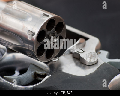 Magnum revolver with open chamber Stock Photo - Alamy
