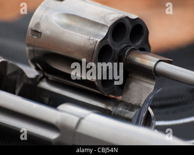 Magnum revolver with open chamber Stock Photo - Alamy