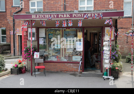 Bletchley Park Post Office in 2014. Near Milton Keynes, Buckinghamshire ...