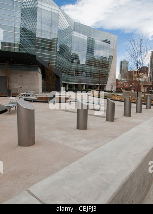 Exterior elevation of the Lindsey-Flanigan Courthouse in Downtown ...