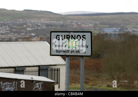 The Gurnos Estate in Merthyr Tydfil in the heart of the South Wales ...