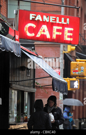 Fanelli Cafe neon sign, SoHo, NYC Stock Photo: 117425714 - Alamy