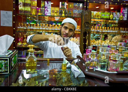 Middle east Qatar Doha perfume bottle monument Stock Photo - Alamy