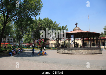 Plaza Hidalgo, Coyoacan, Mexico City, Mexico Stock Photo - Alamy