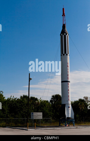 Mercury/Redstone rocket near Cape Canaveral Stock Photo - Alamy