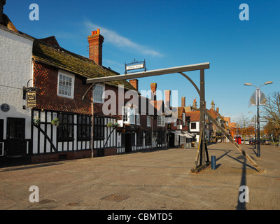 The George Hotel. High Street. Crawley. West Sussex. England. UK. Circa ...