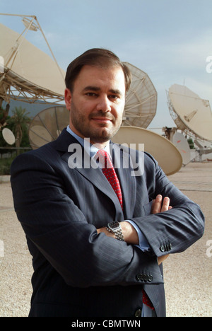 Waddah Khanfar Director General of Al Jazeera TV Satellite Network, at ...