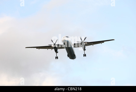 Flybe Dash 8 passenger plane Stock Photo - Alamy