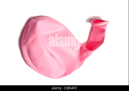Deflated Pink Balloon Stock Photo - Alamy