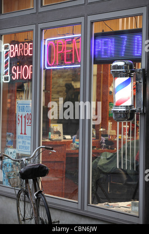 Soho Barber Shop Stock Photo - Alamy