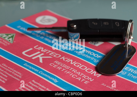 united kingdom car registration certificate issued by the DVLA, to ...