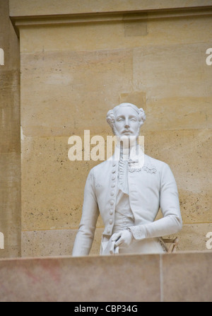 Marble Male statue, Louvre Museum, Paris Stock Photo - Alamy