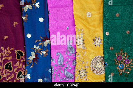 Colourful Indian sari pattern Stock Photo - Alamy