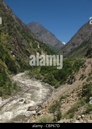 Bhote khosi river Stock Photo - Alamy