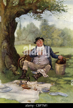 Mr Pickwick. Character from "Pickwick Papers" by Charles Dickens Stock ...