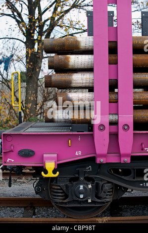 German railways cargo wagons, Dusseldorf, Germany Stock Photo - Alamy