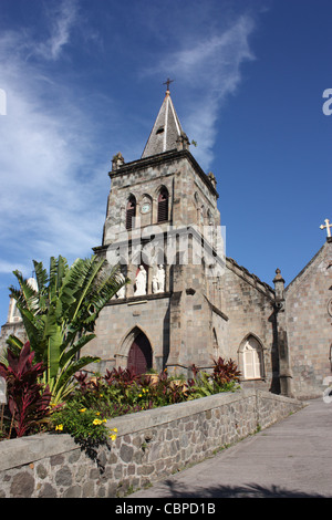 Dominica Roseau Cathedral Stock Photo - Alamy