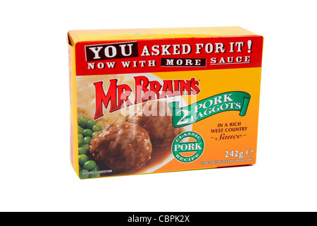Mr Brains pork faggots Stock Photo - Alamy