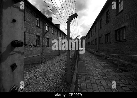 Auschwitz concentration camp - Stammlager Stock Photo - Alamy