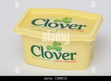 Clover low fat spreadable butter Stock Photo - Alamy
