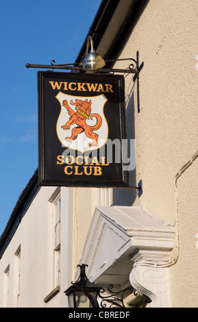 Wickwar village sign, Gloucestershire, England, UK Stock Photo - Alamy