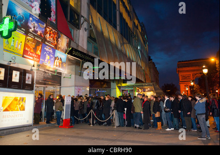 Paris, France, Front of Movie Theatre, French CInema, "Gaumont Champs ...