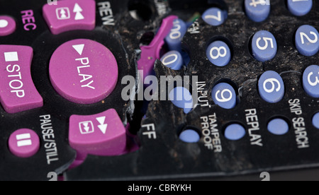 Smashed remote control Stock Photo - Alamy