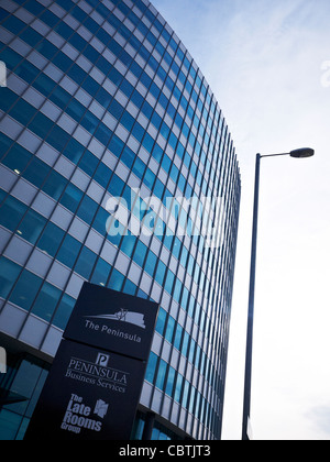 The Peninsula building in Manchester UK Stock Photo - Alamy