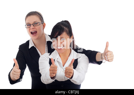 happy successful business team isolated on white background Stock Photo ...