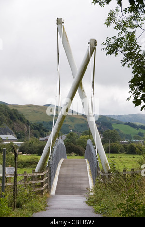 Dyfi Cycle Bridge River Dyfi Machynlleth Mid Wales Stock Photo - Alamy
