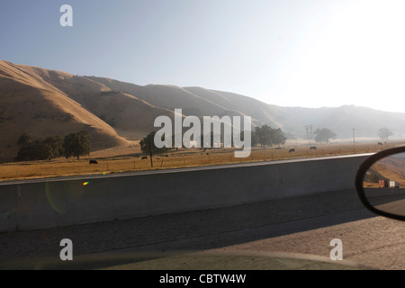california interstate 5 freeway southbound grapevine morning kern ...