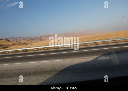 california interstate 5 freeway southbound grapevine morning kern ...