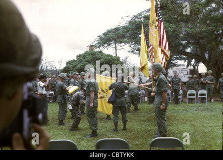 11th ACR ceremony at Quan Loi US army Stock Photo - Alamy
