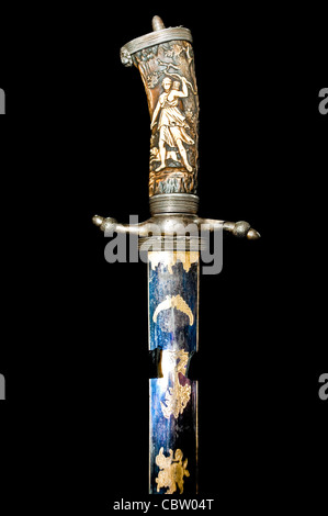 ornate hilt of a medieval sword Stock Photo - Alamy