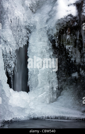 Ice and stream Belgium Stock Photo - Alamy