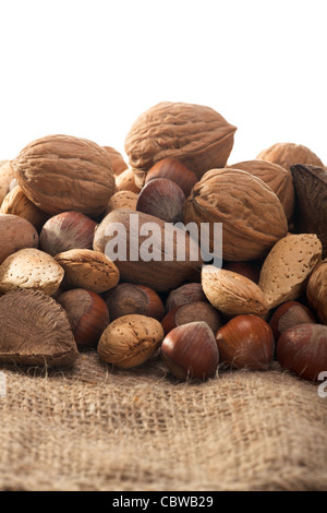 SACK OF MIXED NUTS Stock Photo - Alamy